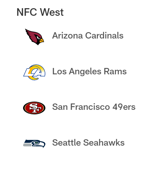 Perfect 32 NFL Teams Logos & Alphabetical Order of NFL Teams - Boon ...