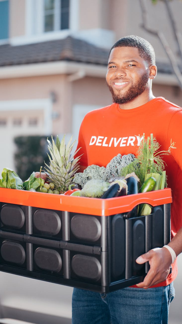 Vegetable delivery store